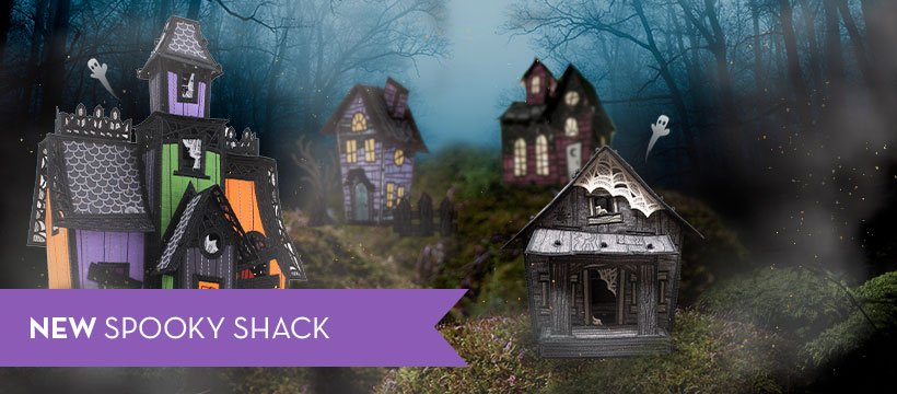 Freestanding Spooky Shack CD – Quilting Mayhem
