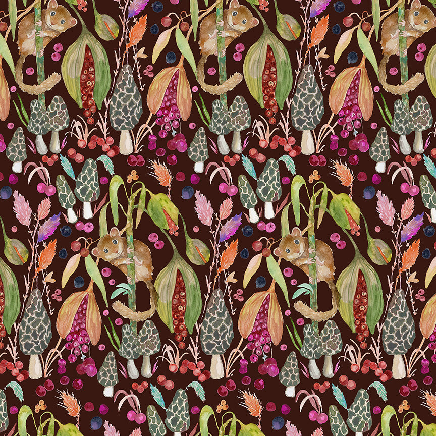 Forest Fruits - Little Dormouse - Berry – Quilting Mayhem