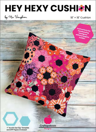Hey Hexy Cushion pattern – Quilting Mayhem