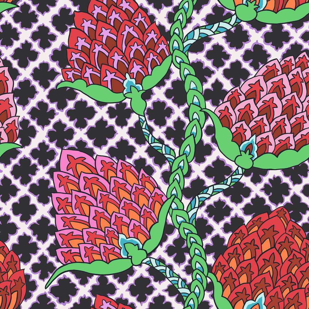 Paisley Flower - Contrast – Quilting Mayhem
