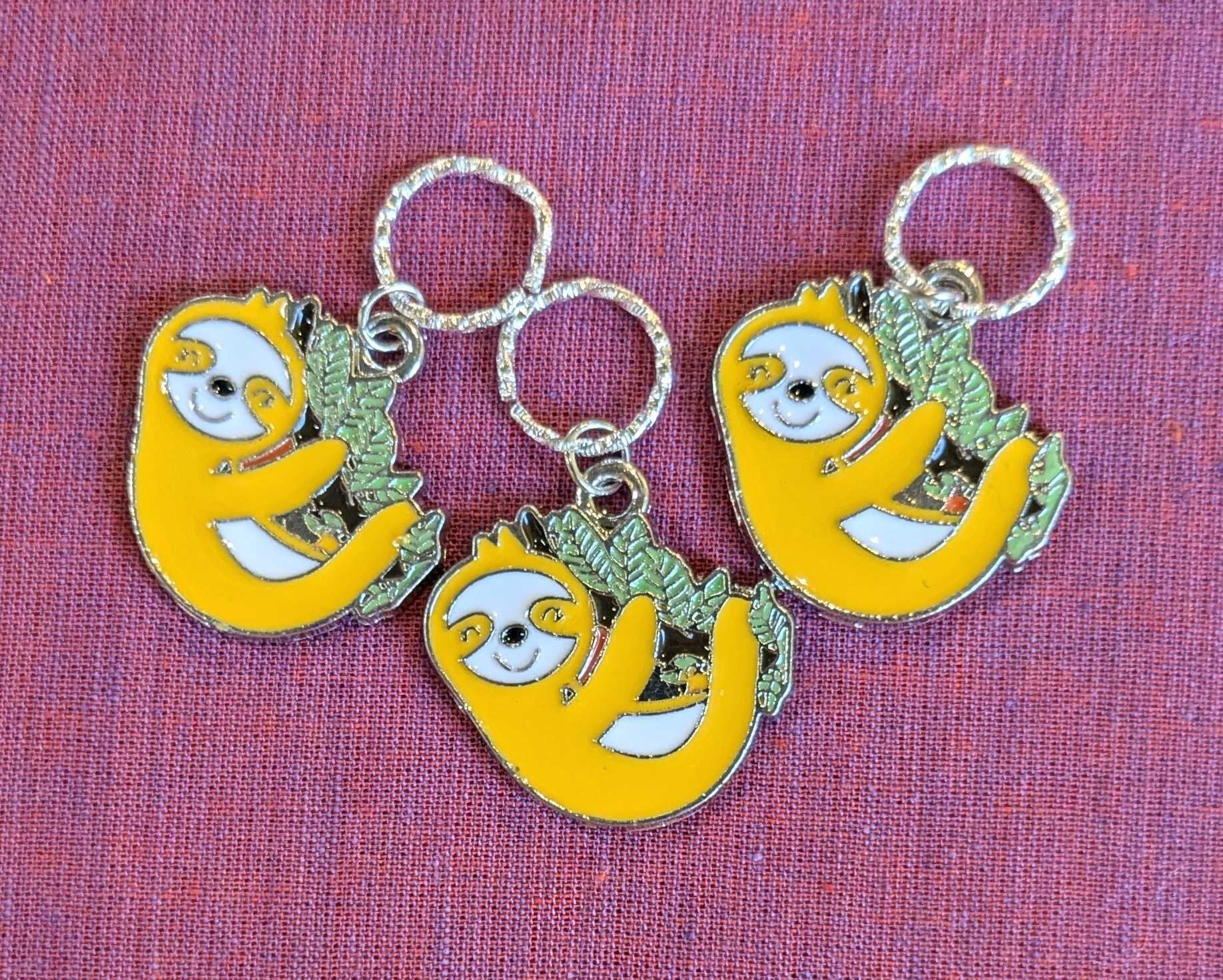 Stitch Markers - Sloth – Quilting Mayhem