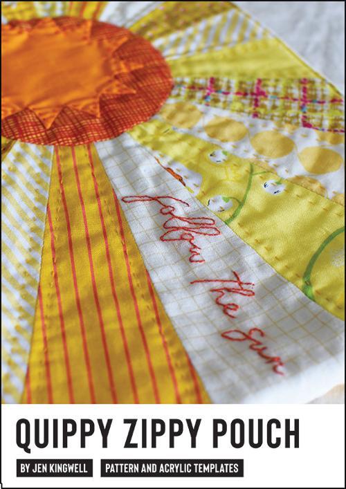 Quippy Zippy Pouch w/Template – Quilting Mayhem
